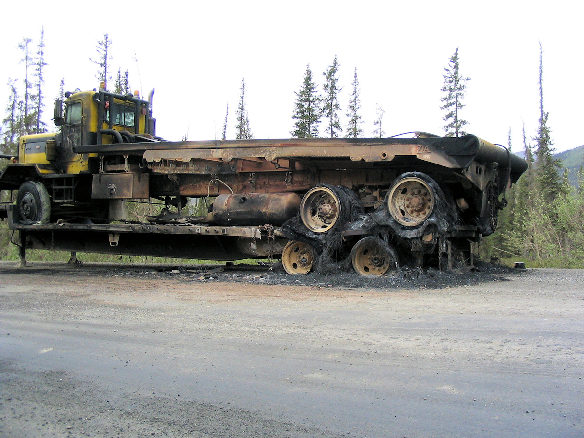 Tire fire & burned trailer « The Jack Jessee Blog
