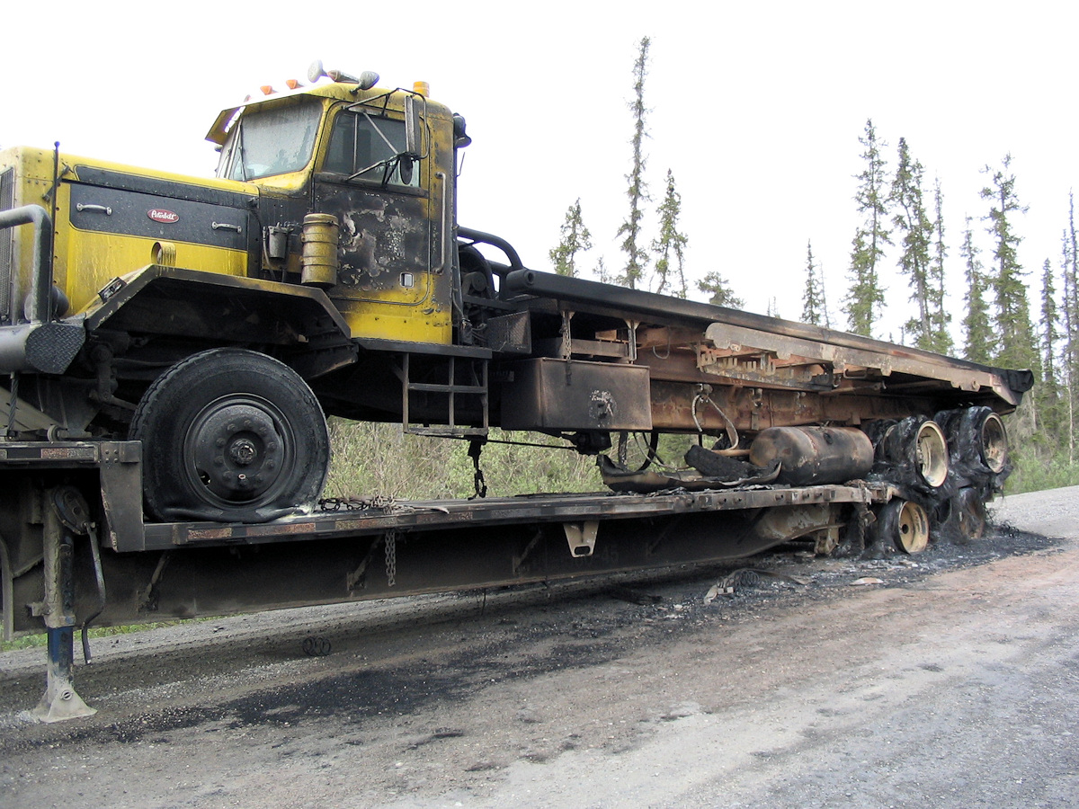Tire fire & burned trailer « The Jack Jessee Blog