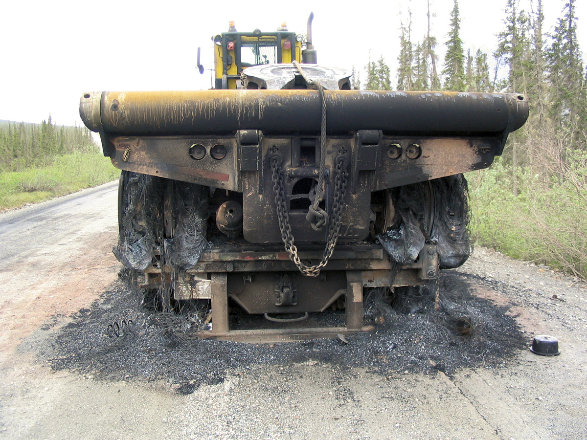 Tire fire & burned trailer « The Jack Jessee Blog