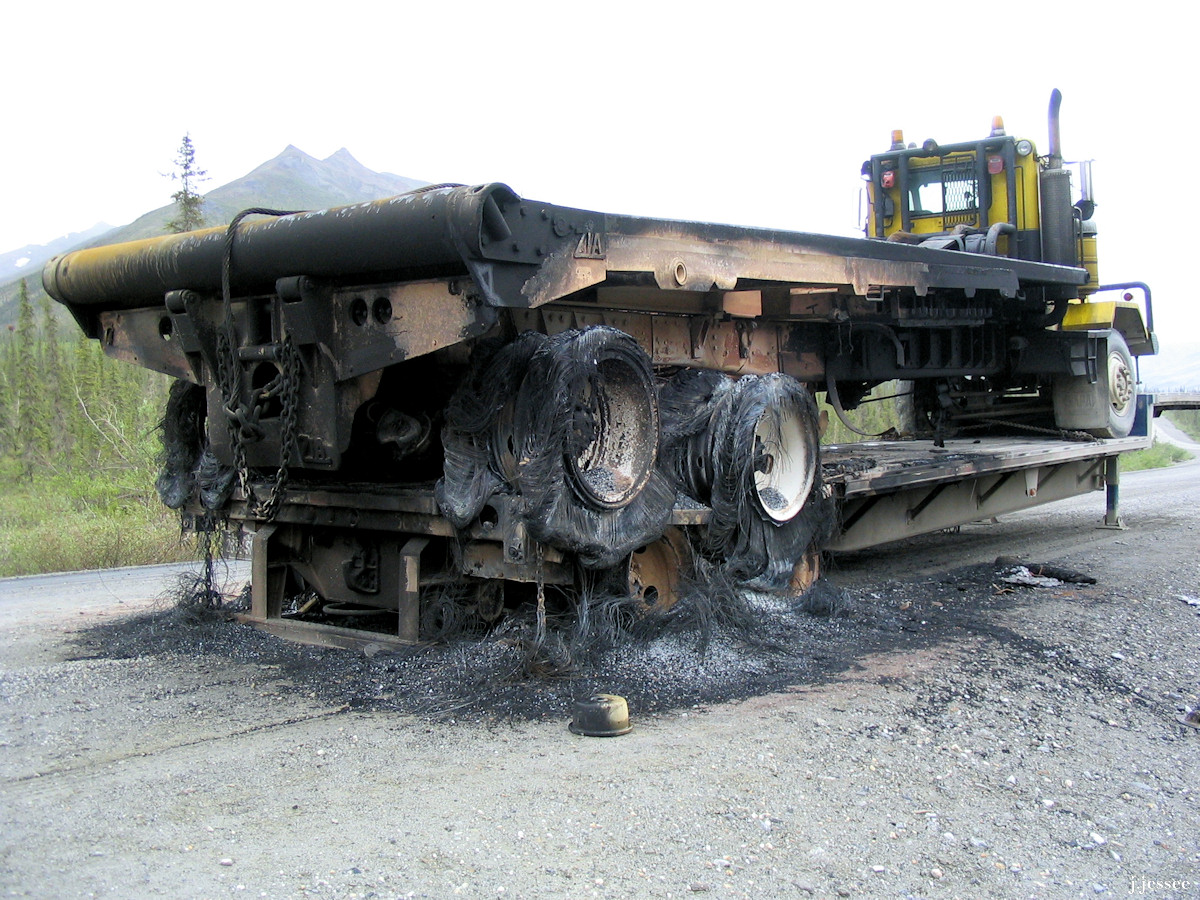 Tire fire & burned trailer « The Jack Jessee Blog