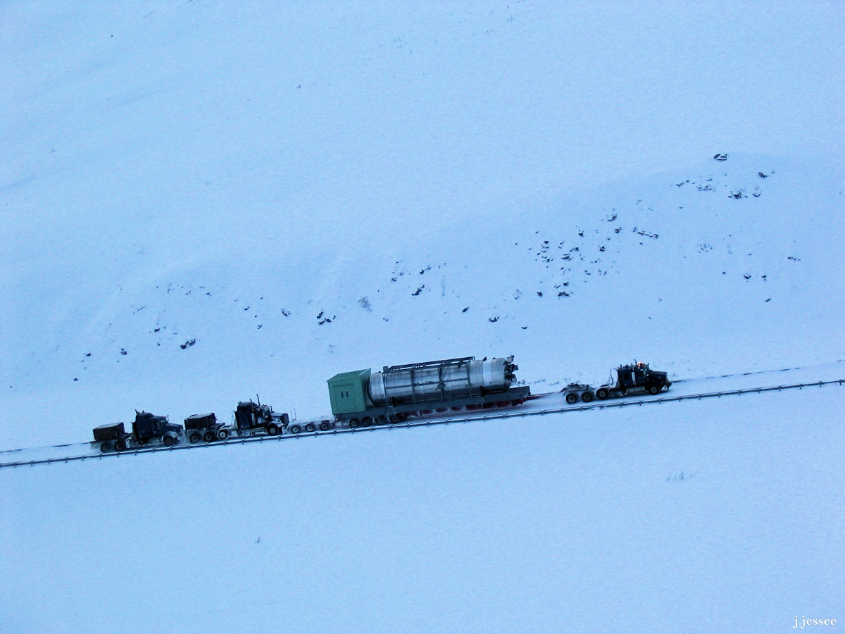 Heavy haul load with 2 push trucks « The Jack Jessee Blog